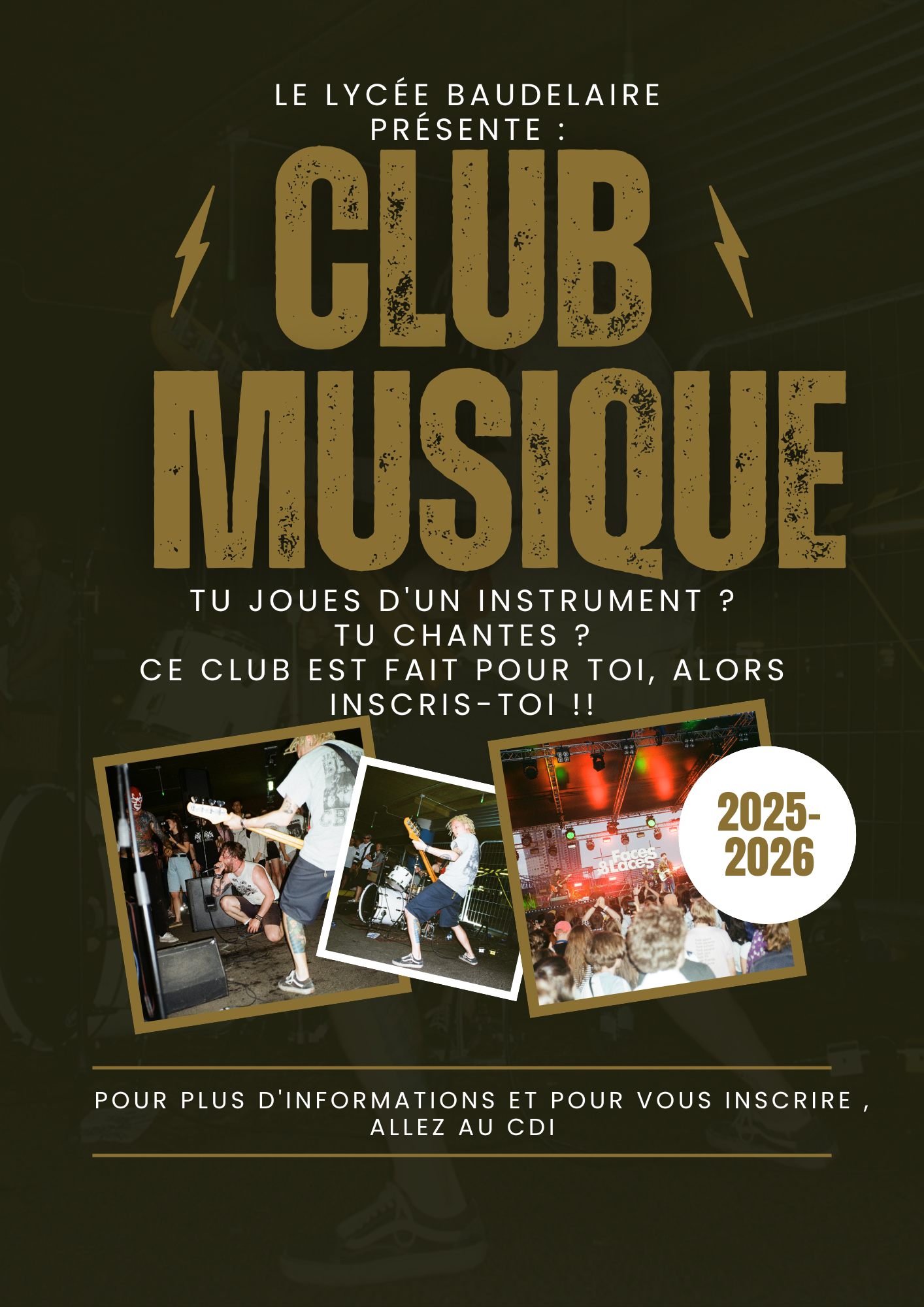 Club musique au lycée - Lycée Charles Baudelaire